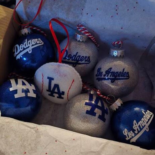Dodgers Ornaments- Gifts for Him-holidays Gifts-world Series Champions ...