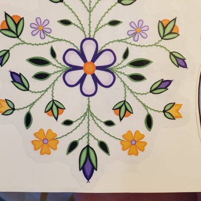 Ribbon Skirt Stickers, Indigenous, Ribbon, Skirt, Métis, Floral, Skirt ...
