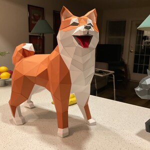 T Rex Paper Model Rex Paper Model papercraft DIY Low - Etsy