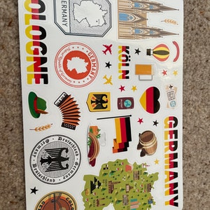 A5 Sticker Sheet Quebec City Landmarks Vinyl Stickers Canada Canadian ...