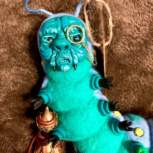 Caterpillar Absolem Alice in Wonderland-ooak Tim Burton Lewis Carrol - Etsy
