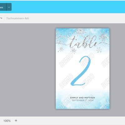 Winter Table Numbers, Winter Wonderland Table Numbers, Silver Table ...