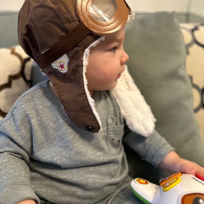 Baby Aviator Hat Toddler Pilot Hat Bomber Hat Childs Aviator With ...