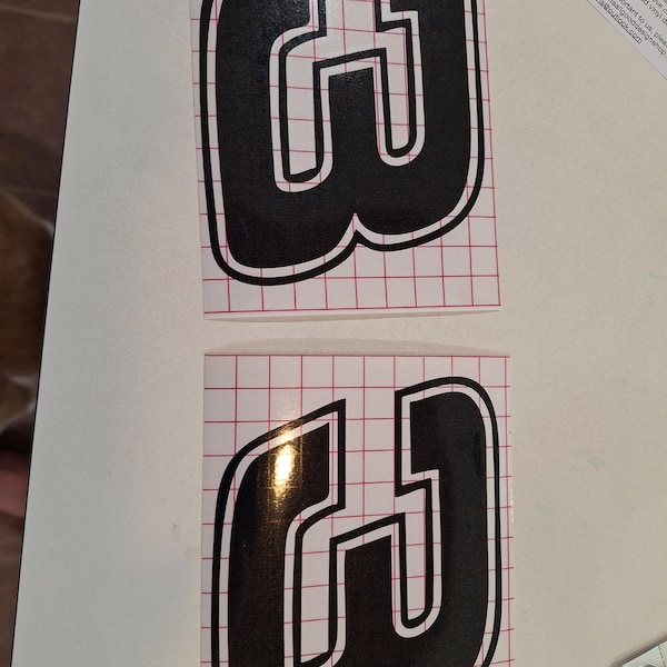 2PK Distressed Flag 11x6in (one Mirrored) Waterproof Vinyl Decal ...