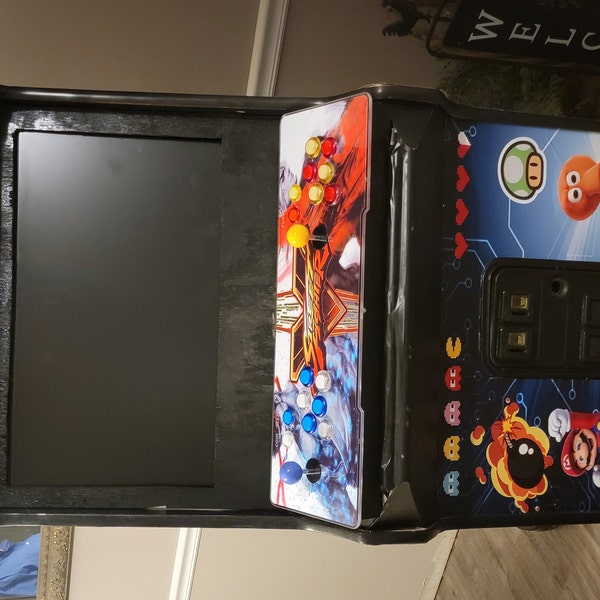 Multicade Arcade Cabinet Machine Artwork Graphics Vinyl, Arcade Cabinet ...