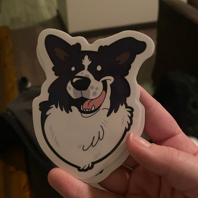 Corgi Fresh Toasted Burnt Sticker Pembroke Welsh Corgi Stickers Dog ...