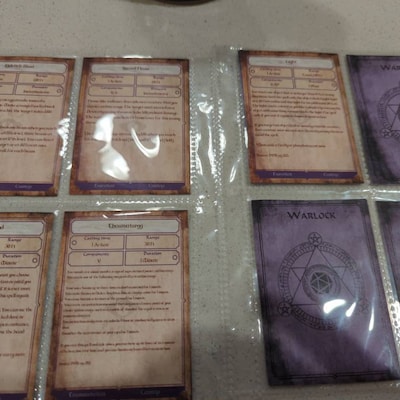 Dnd Spell Book Pages Sheets PDF Fillable for Every Class Customizable ...