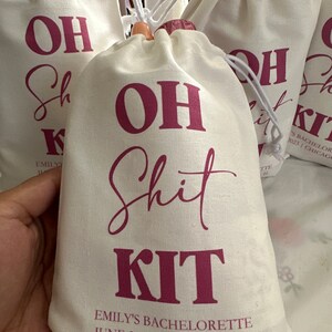 Oh Shit Kit Personalized Oh Shit Kit Personalized Party Favor Hangover ...