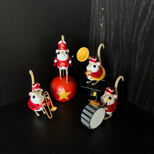 Ringmaster Circus Mouse Mice Figure - Etsy
