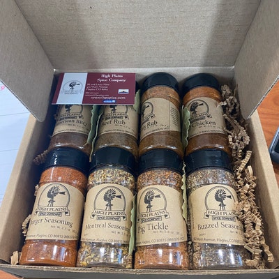 Italian Lovers BBQ Rub and Baking Spices Gift Set of 4 Gourmet Meat and ...