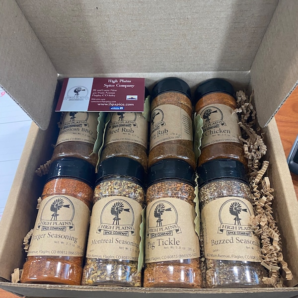 Sausage Sampler ~ BBQ Rub and Baking Spices Gift Set of 4 ~ Gourmet ...