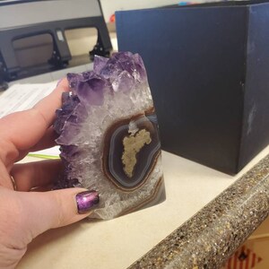 Strange Specimen Amethyst Geode Raw Purple Crystal Cluster | Etsy