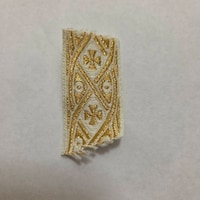 Church Brocade, Many Designs, Silver Embroidery on White Fabric ...