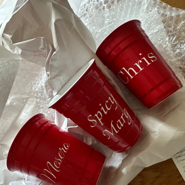 Personalized Red Uno Cup, Custom Uno Cup, Engraved Cup, Ceramic Uno Cup ...