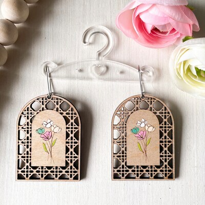 Shibari Bondage Rope Bunny Laser Cut Dangle Earrings Digital Download ...