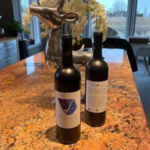 Personalized Dog or Cat Wine Label With Custom Story on the Back Gift ...