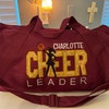 Personalized Red and Black Cheerleading Bag Small Red Duffle Bag Shown ...