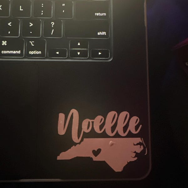 OLIVIA Font // Custom Vinyl Name Decal // Vinyl Stickers // Holographic ...