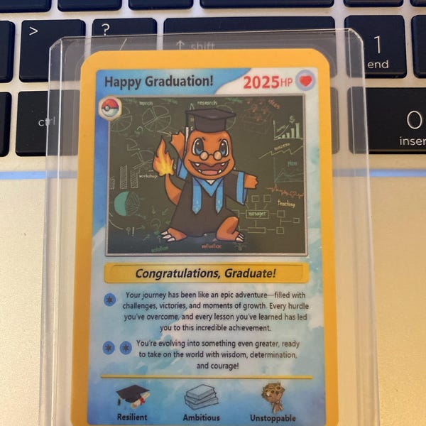 Custom Hand-painted Father's Day Pokemon Cards, Father's Day Gifts ...