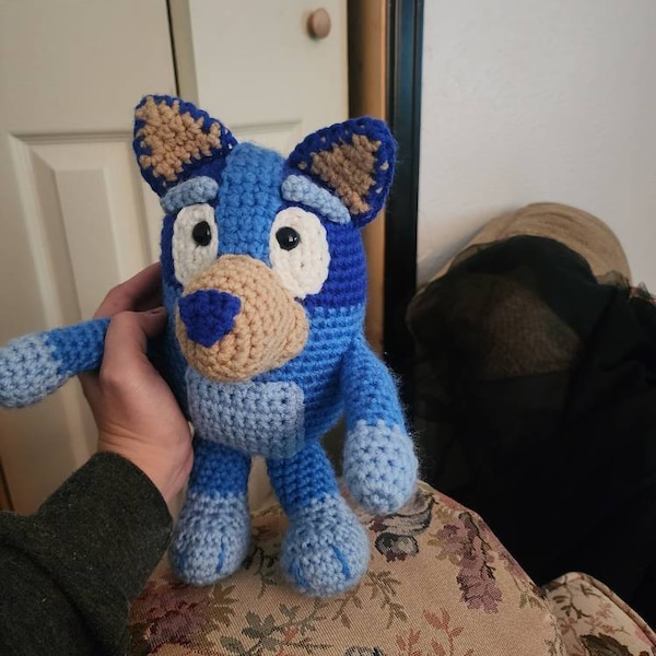 Bluey Plushie Bluey Stuffy Netflix Bluey Crochet Plushie Made to Order ...