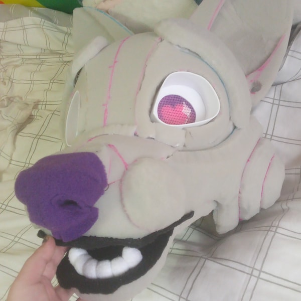 Dog Fursuit Head Base Template: DIY Foam Cosplay Pattern (digital PDF ...