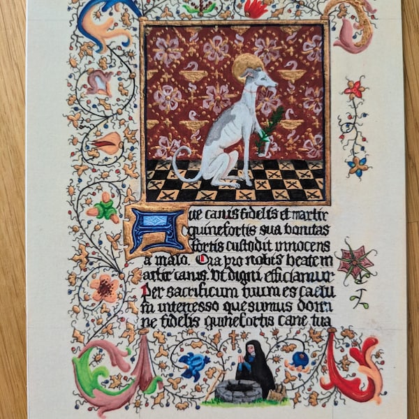 Fine Art Print - Saint Guinefort From the Hours of Catherine of Cleves ...