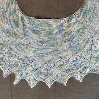 Kawaii Kidsilk Handknitted Lace Shawl Pattern PDF - Etsy Canada