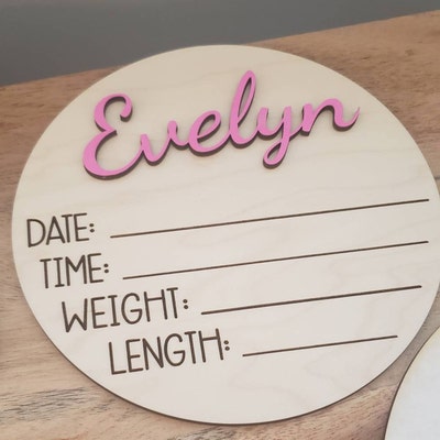 Personalized Baby Stat Sign Svg, Baby Stat Svg, Birth Stat Sign Svg ...