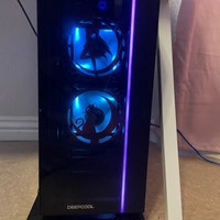 Crescent Moon Cat Gaming Computer Fan Shroud / Grill / Cover Custom 3D ...