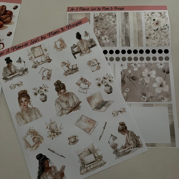 Planner Girls Sticker Set - Etsy