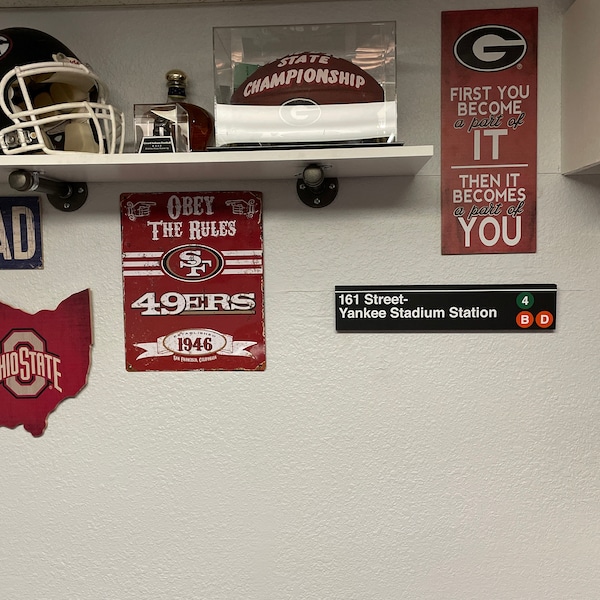 161 Street- Yankee Stadium Station - New York City Subway Sign - Wood ...