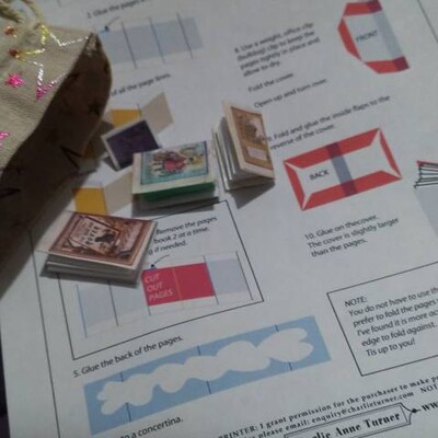 2 Books of Magical Herbs Dollhouse Mini Book 1:12, 6th 24th OPENABLE ...