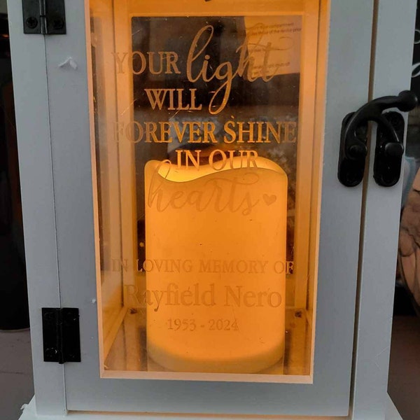 Personalized Memorial Lantern | in Memory of Lantern | in Memory ...