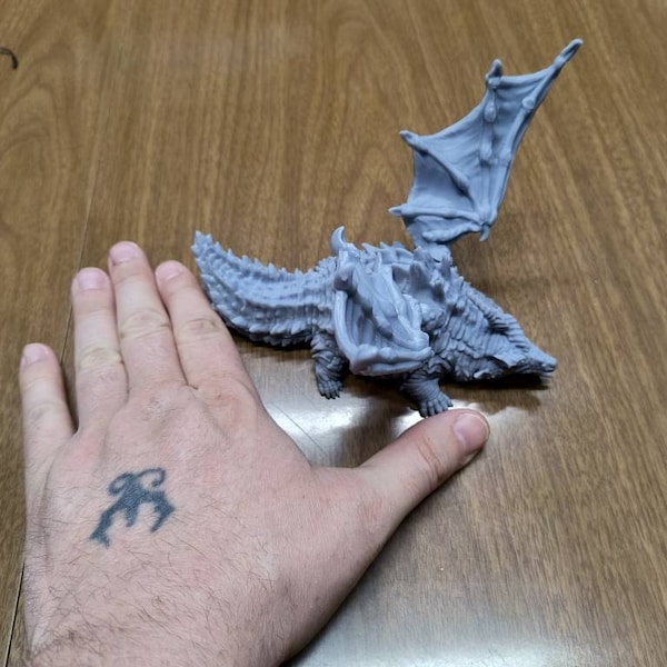 Themberchaud the Red Dragon Model for Dungeons and Dragons - Etsy
