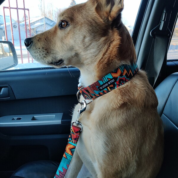 Autumn Fern Dog Bandana Reversible Snap on Dog Bandana, Handmade in ...