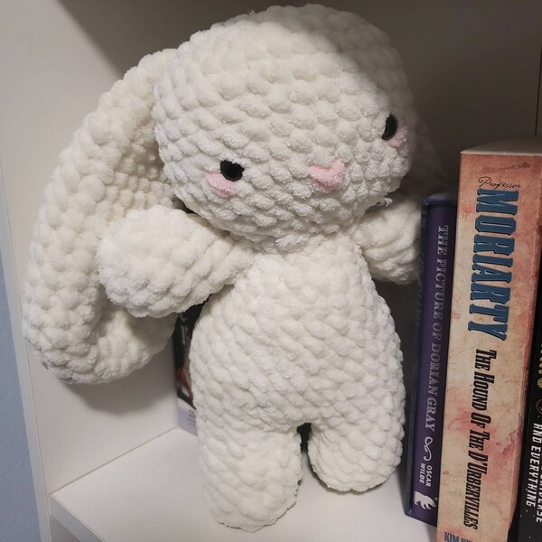 Bunny Rabbit Peaceful Plushies Crochet Pdf Crochet Pattern Amigurumi ...