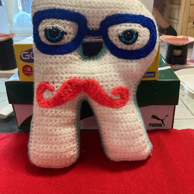 Letter R Crochet Pattern, Letter R Amigurumi Pattern, Alphabet Crochet ...