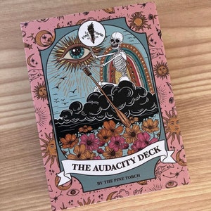The Audacity Deck Skeleton Audacity Tarot Deck Tarot Card - Etsy