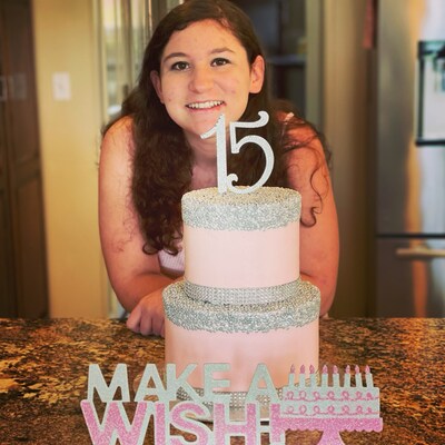 Large Real Rhinestone Number 15 Quinceanera Anniversary Cake - Etsy