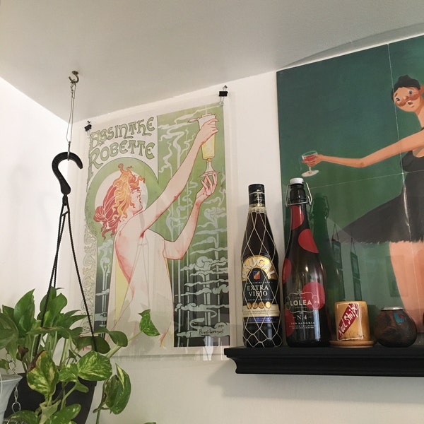Absinthe Robette Vintage Advertisement Poster, Retro Wall Art Print - Etsy