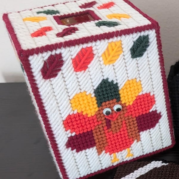 PATTERN: Fall Boxes in Plastic Canvas - Etsy