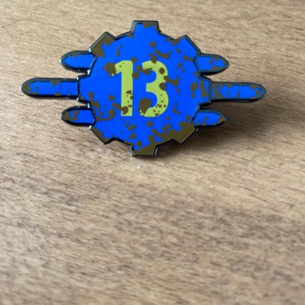 Fallout Vault Number Enamel Pins - Etsy