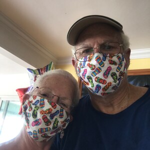 Flip Flop Face Mask - Etsy