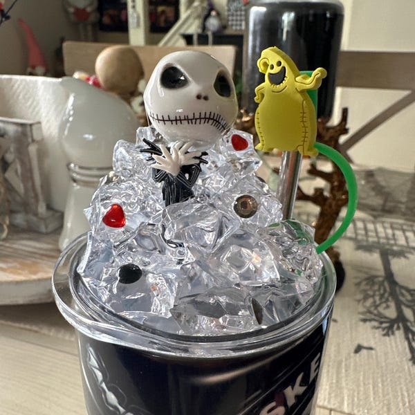 Nightmare Before Christmas Straw Topper - Etsy