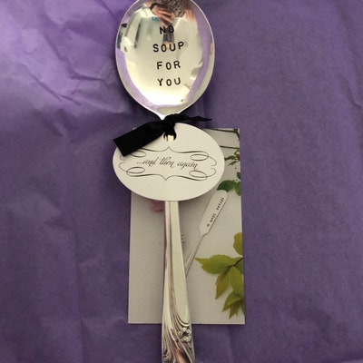 Tea Time Stamped Spoon High Tea Decor Afternoon Tea Gift - Etsy