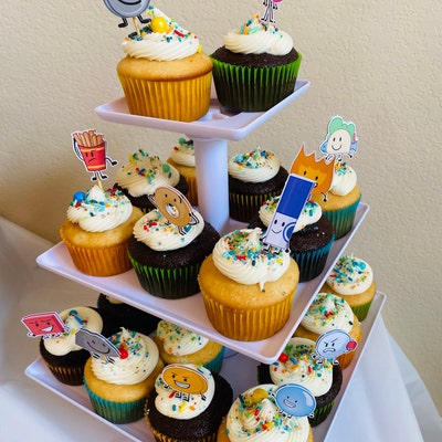 BFDI Theme Battle for Dream Island Cake Topper - Etsy