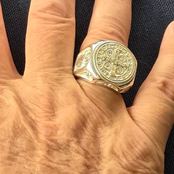 Saint Raphael Archangel Silver Men Ring Handcrafted Medical Corps - Etsy