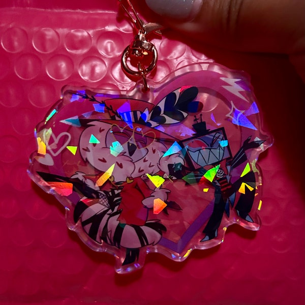 Holographic Voxval Acrylic Charms - Etsy UK