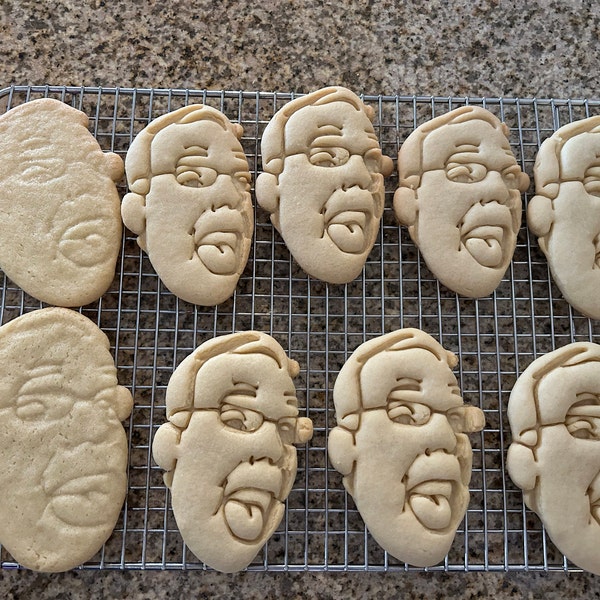 Custom Portrait Cookie Cutter, Personalized Gift, Cookie Face From ...
