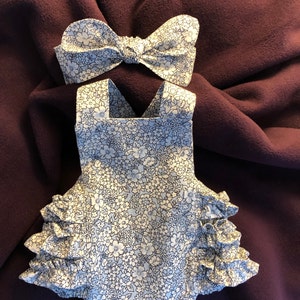 Baby Pattern PDF, Ruffled Baby Romper, Bubble Pattern for Boy or Girl ...